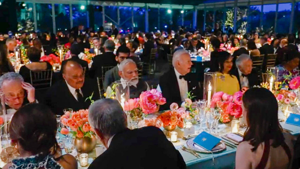 Inside Glimpses Of PM Modi's State Dinner At White House Out, Courtesy ...