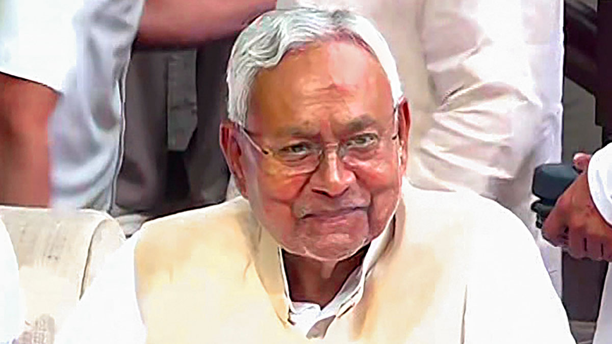 Security Breach During Nitish Kumar's Morning Walk; Biker Apprehended ...