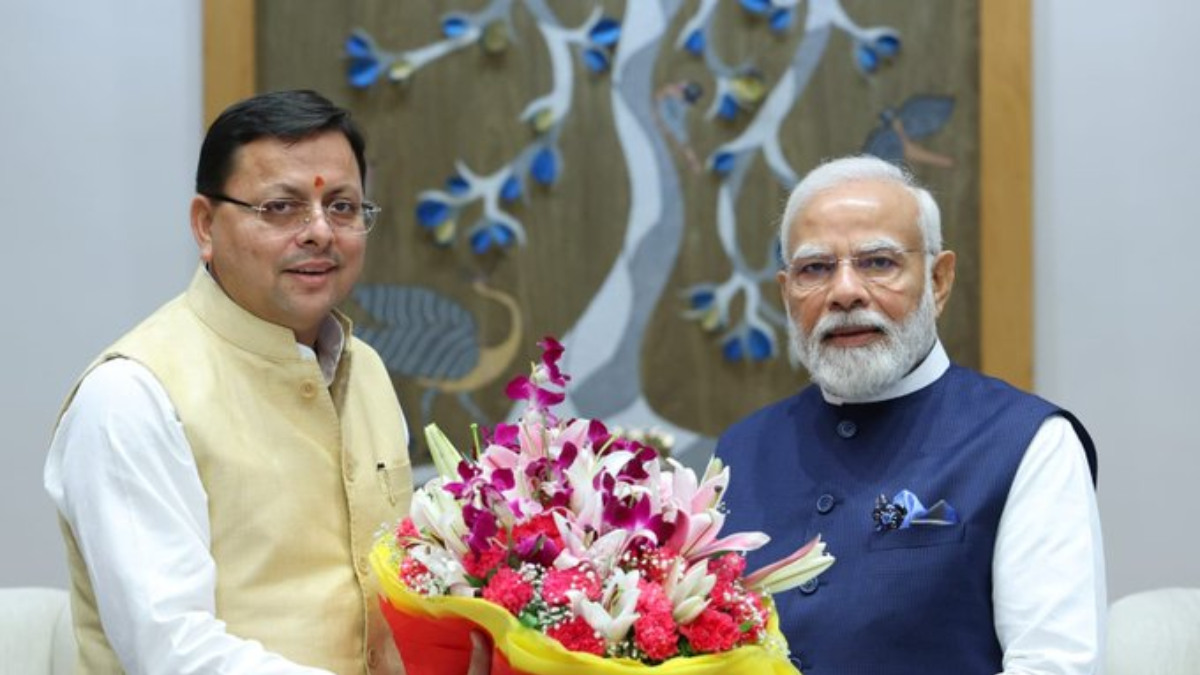 Uttarakhand CM Pushkar Dhami Meets PM Modi Amid Buzz Over UCC - Oneindia News