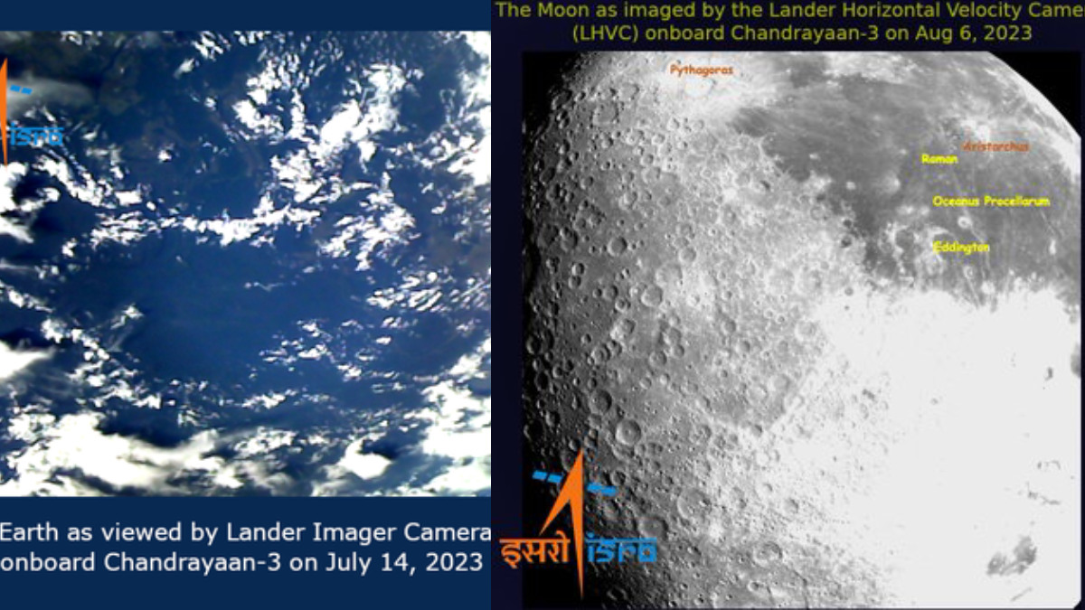 Chandrayaan-3 Snapshot: ISRO Releases Breathtaking Images Of Earth And ...