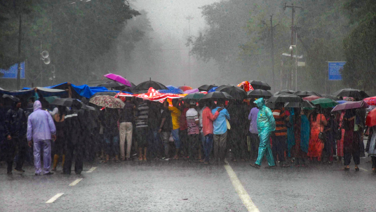 Odisha Receives Heavy Rain As Low Pressure Area Becomes Deep Depression ...