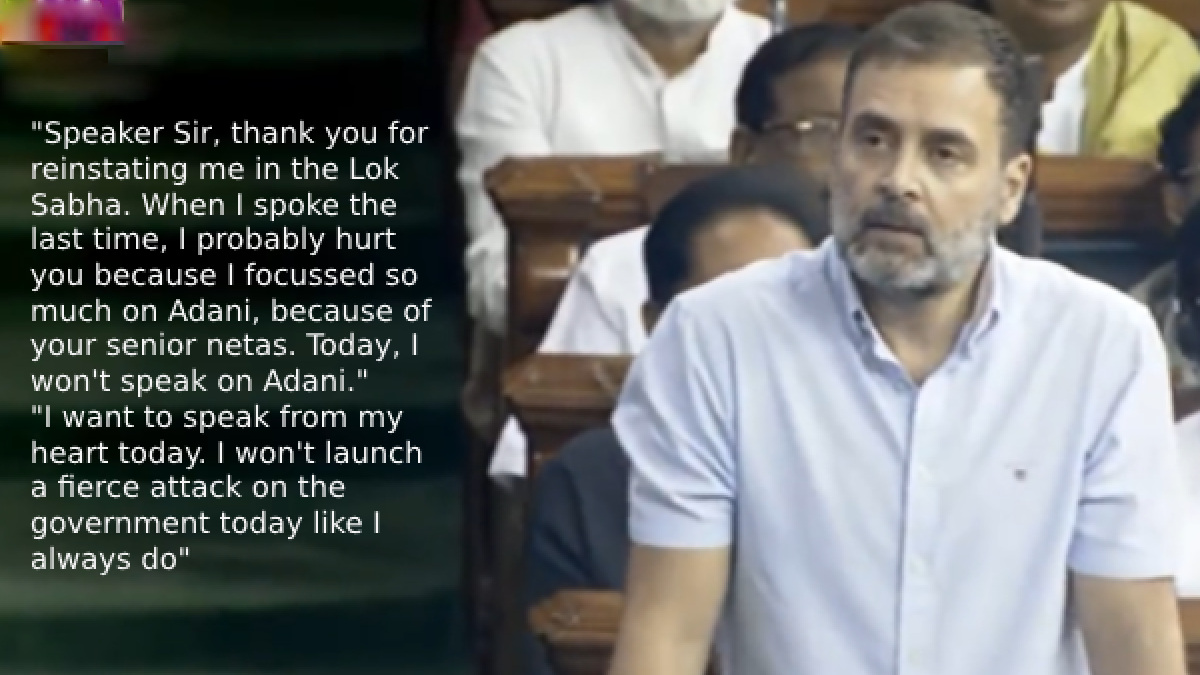 Top Quotes From Rahul Gandhi's Speech During No-Confidence Debate ...