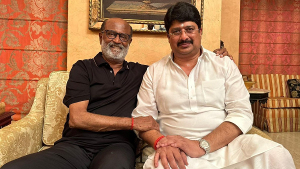 Rajinikanth Meets Raja Bhaiyya, Receives Gift Of Holy Water - Oneindia News