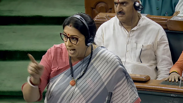 Smriti Irani Slams Rahul Gandhi Over 'Flying Kiss', Calls Him ...