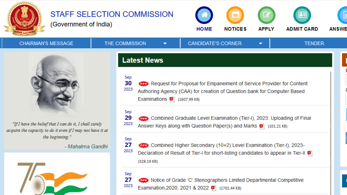 SSC Recruitment 2023: Last Date Of Registration Ends Today At ssc.nic ...