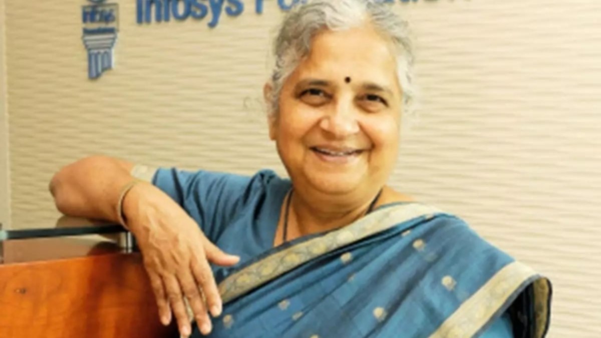 Infosys Founder's Wife Sudha Murthy Defends Husband's 70-Hour Work Per ...
