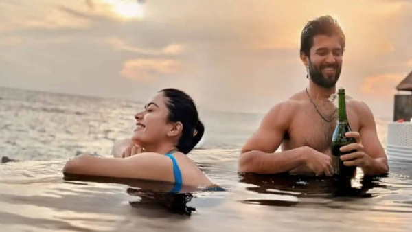 Rashmika-Vijay Deverakonda's Private Pics Shown At 'Hi Nanna' Event; Netizens Slam - Oneindia News