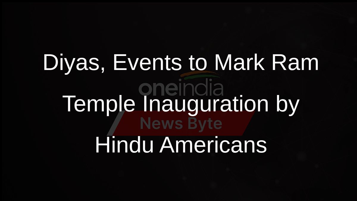 Hindu Americans to Celebrate Ram Temple Inauguration with Diyas, Events ...