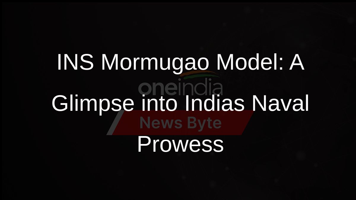 INS Mormugao Model Unveiled in Goa: Celebrating Indigenous Maritime ...
