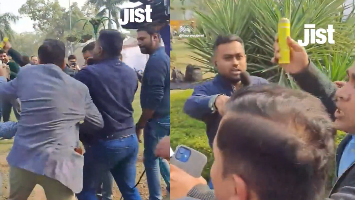 Journalists Trolled Over 'Shameless' Behaviour As They Fight To Grab ...