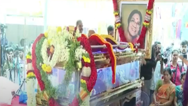 PM Modi, Others Pay Last Respect To Veteran Kannada Actress Leelavathi ...