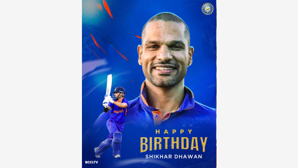 Happy Birthday Shikhar Dhawan: Netizens Extend Wishes As Cricketer ...