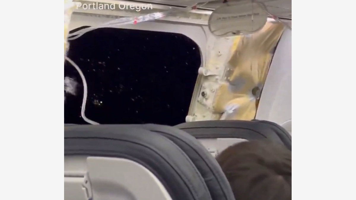 WATCH: Alaska Plane Door Blows Out, Creating A Mid-Air Nightmare ...