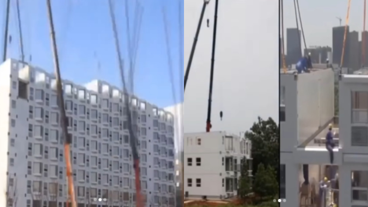 China Builds In A Blink: 10-Storey Building Constructed In Just 24 ...