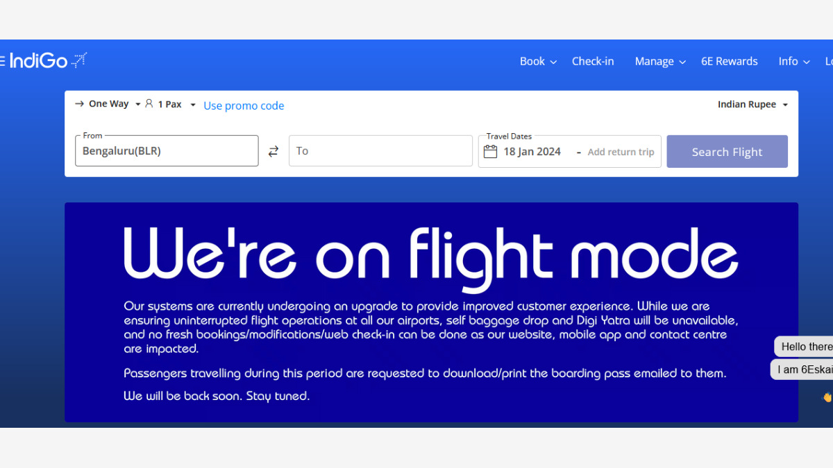 Indigo Website, APP Down: Wednesday Woes For Air Passengers - Oneindia News