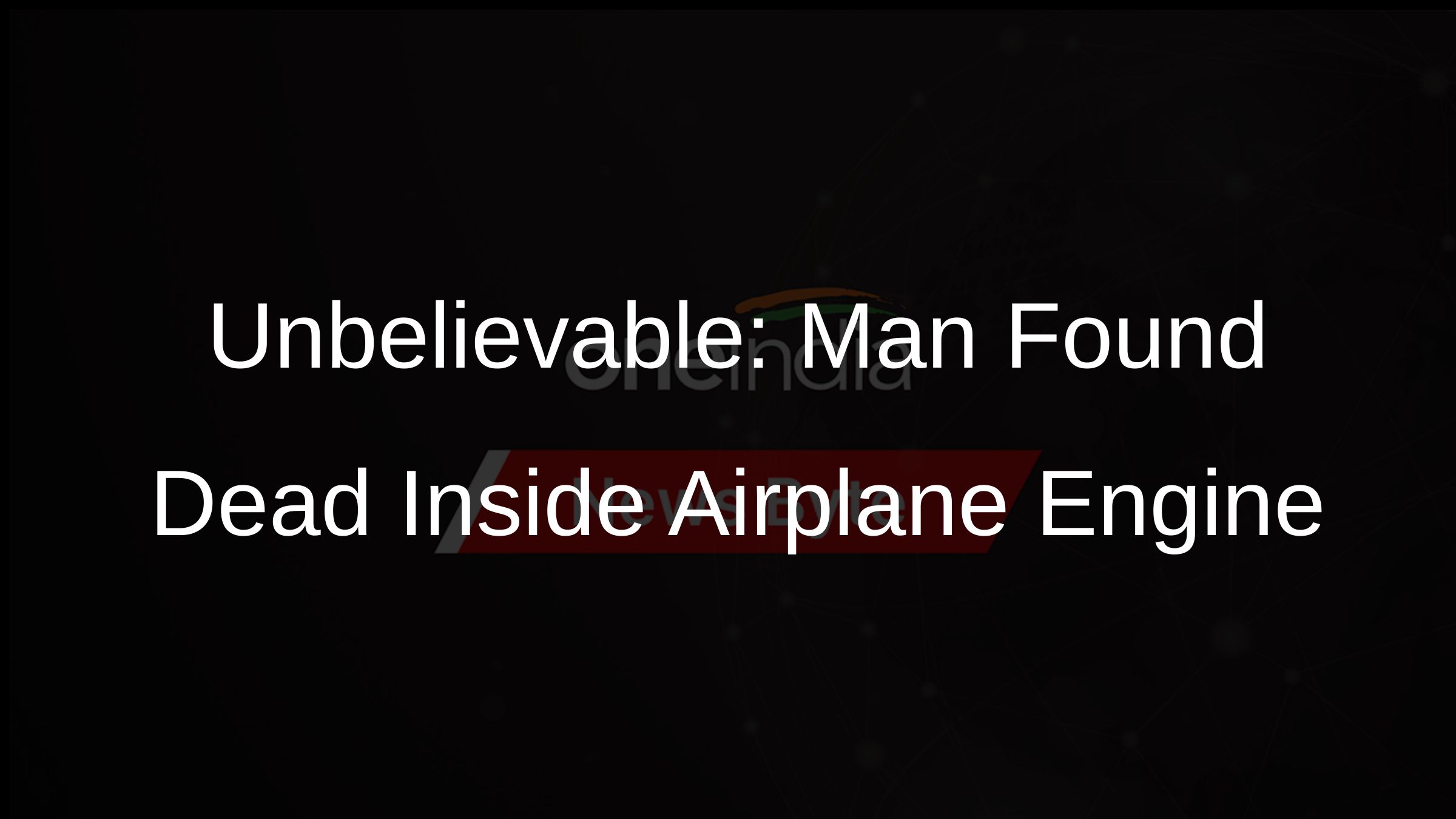 Man Found Dead Inside Airplane Engine at Salt Lake City Airport ...