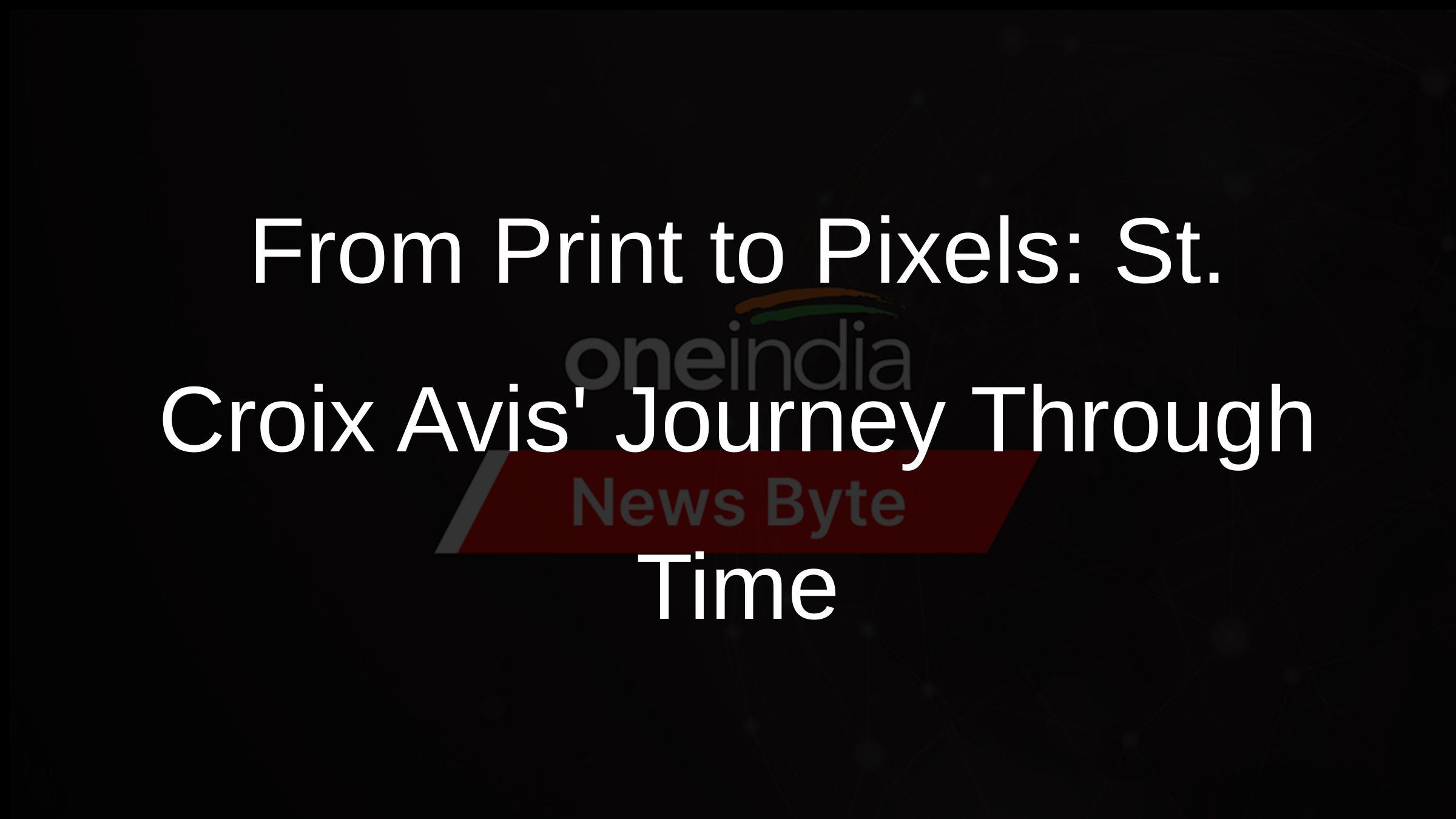 St. Croix Avis, a 180-Year-Old Newspaper, Closes Amidst Digital ...