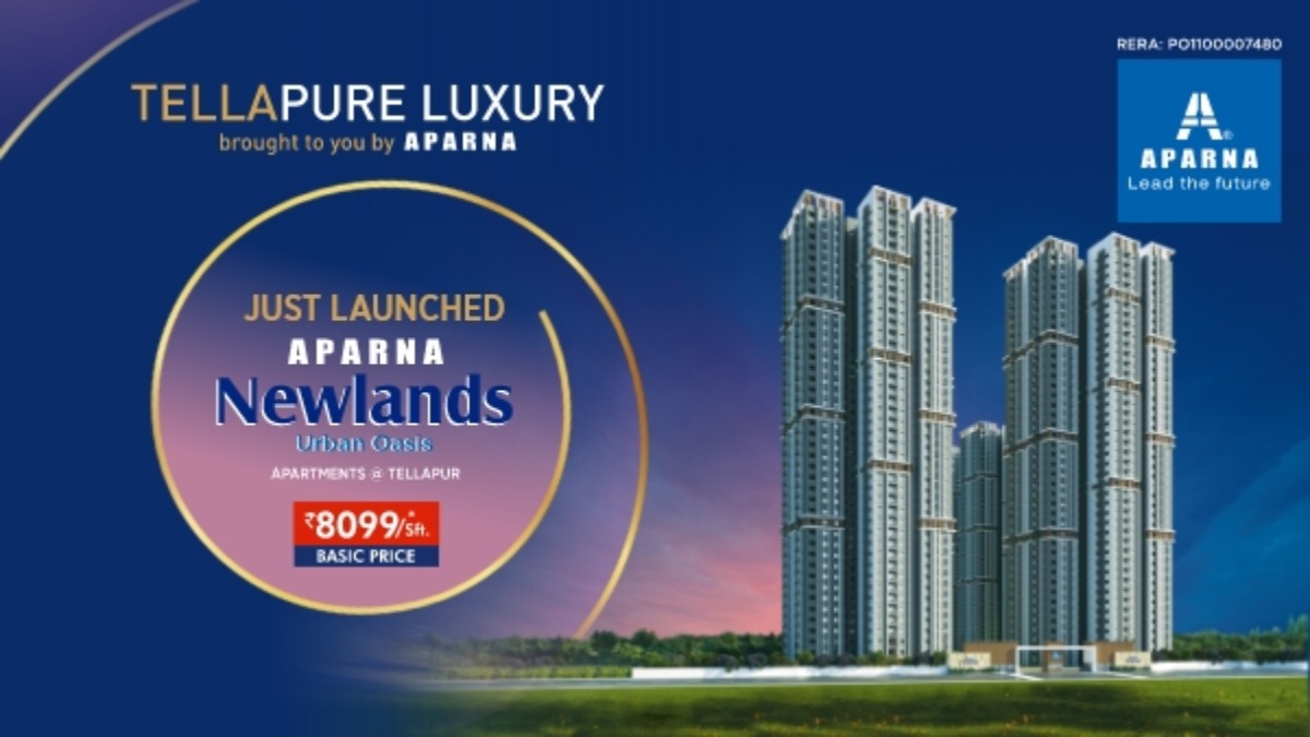 Aparna Constructions Launches Aparna Newlands And Aparna Sarovar Towers ...