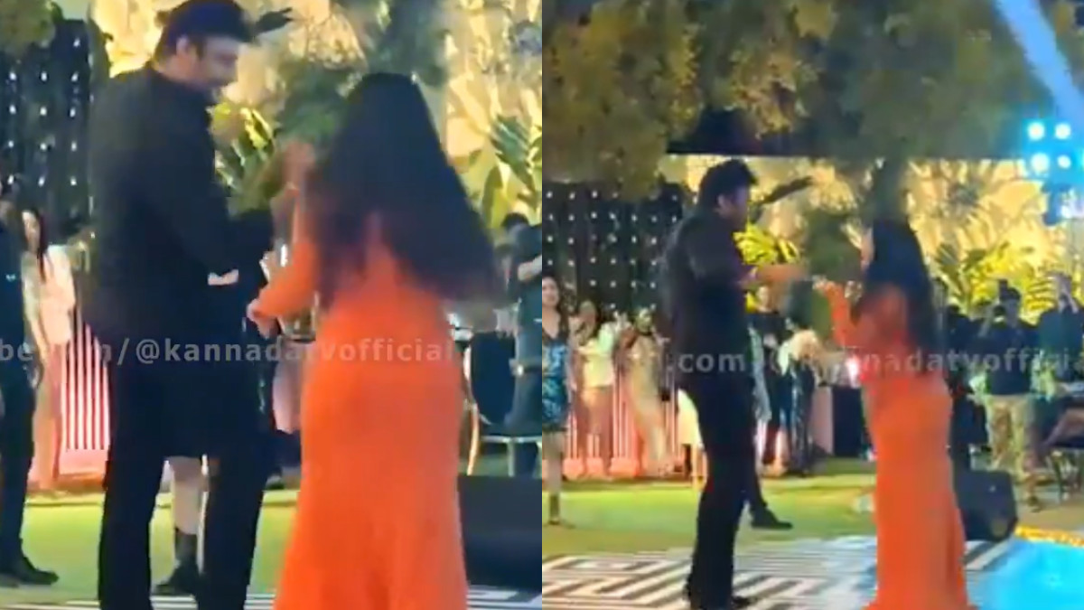 Amid Rumours Of Affair With Pavithra, Darshan Spotted Dancing With Wife ...