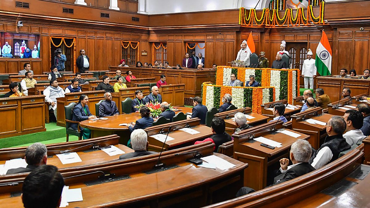 Delhi Assembly Initiates Discussion On Motion Of Confidence Moved By CM ...
