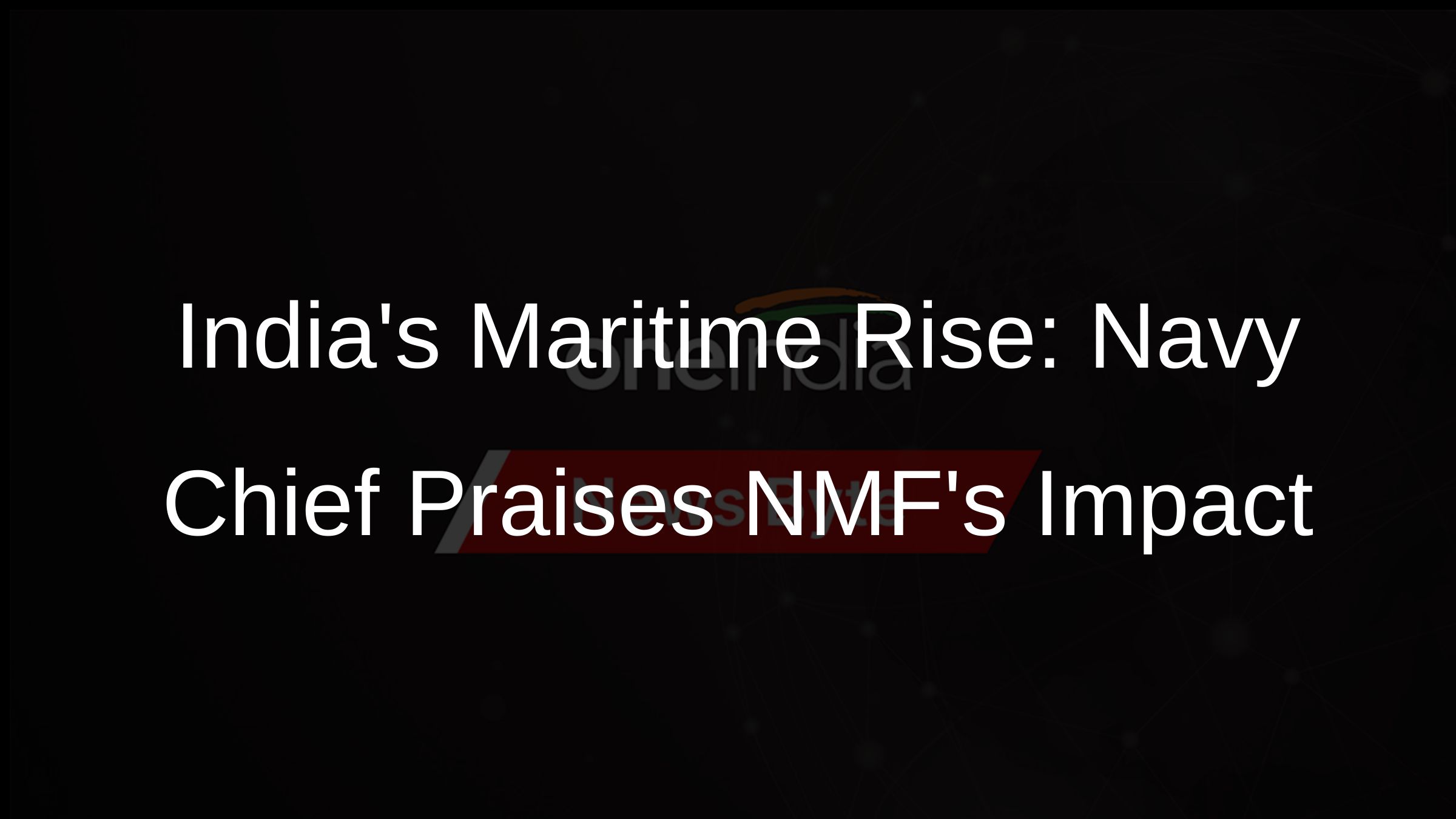 Indian Navy Chief Highlights Maritime Power and NMFs Contributions ...