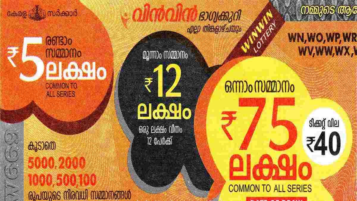 Kerala Lottery Winning Numbers For 'Win-Win Lottery W 757': Check ...