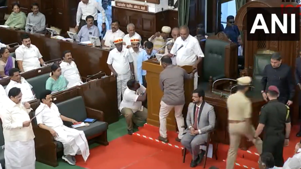 Tamil Nadu Governor R N Ravi Walks Out Government's Assembly Address ...