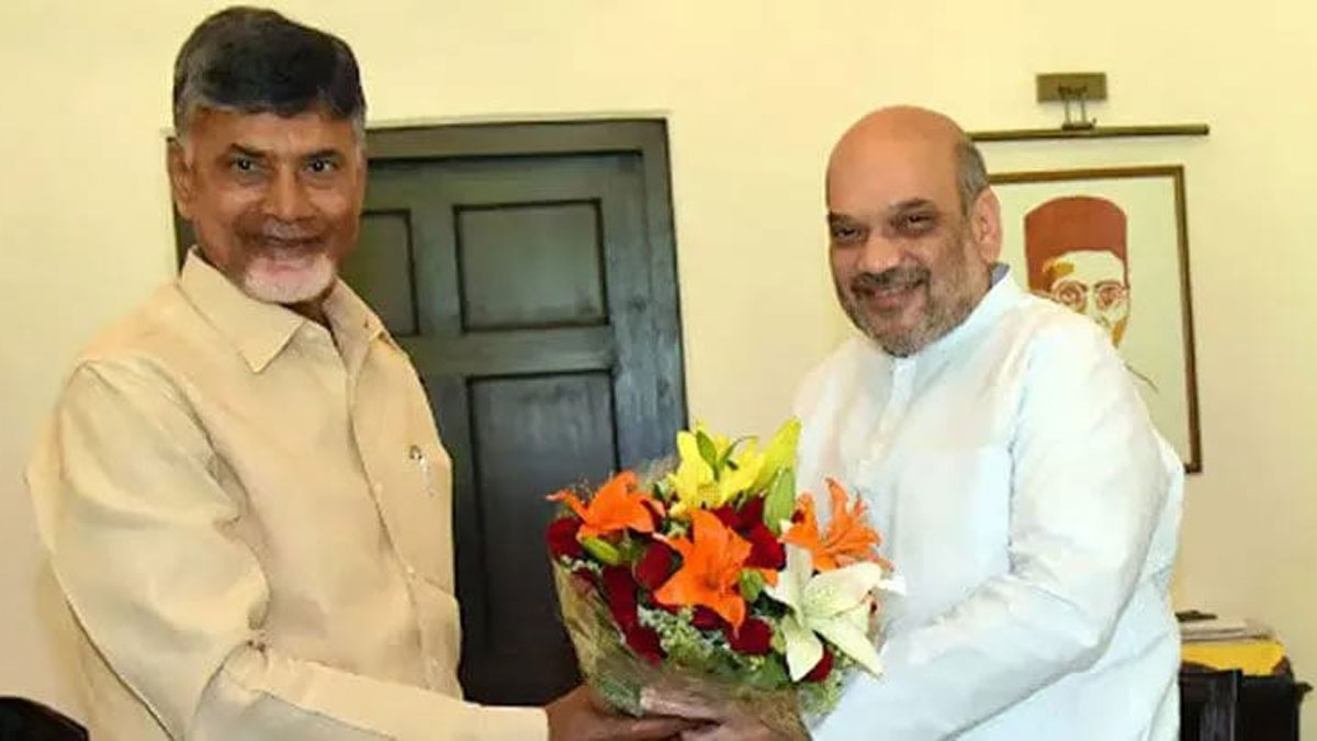 Chandrababu Naidu Meets Amit Shah Amidst Alliance Talks for Andhra Pradesh Polls - Oneindia News