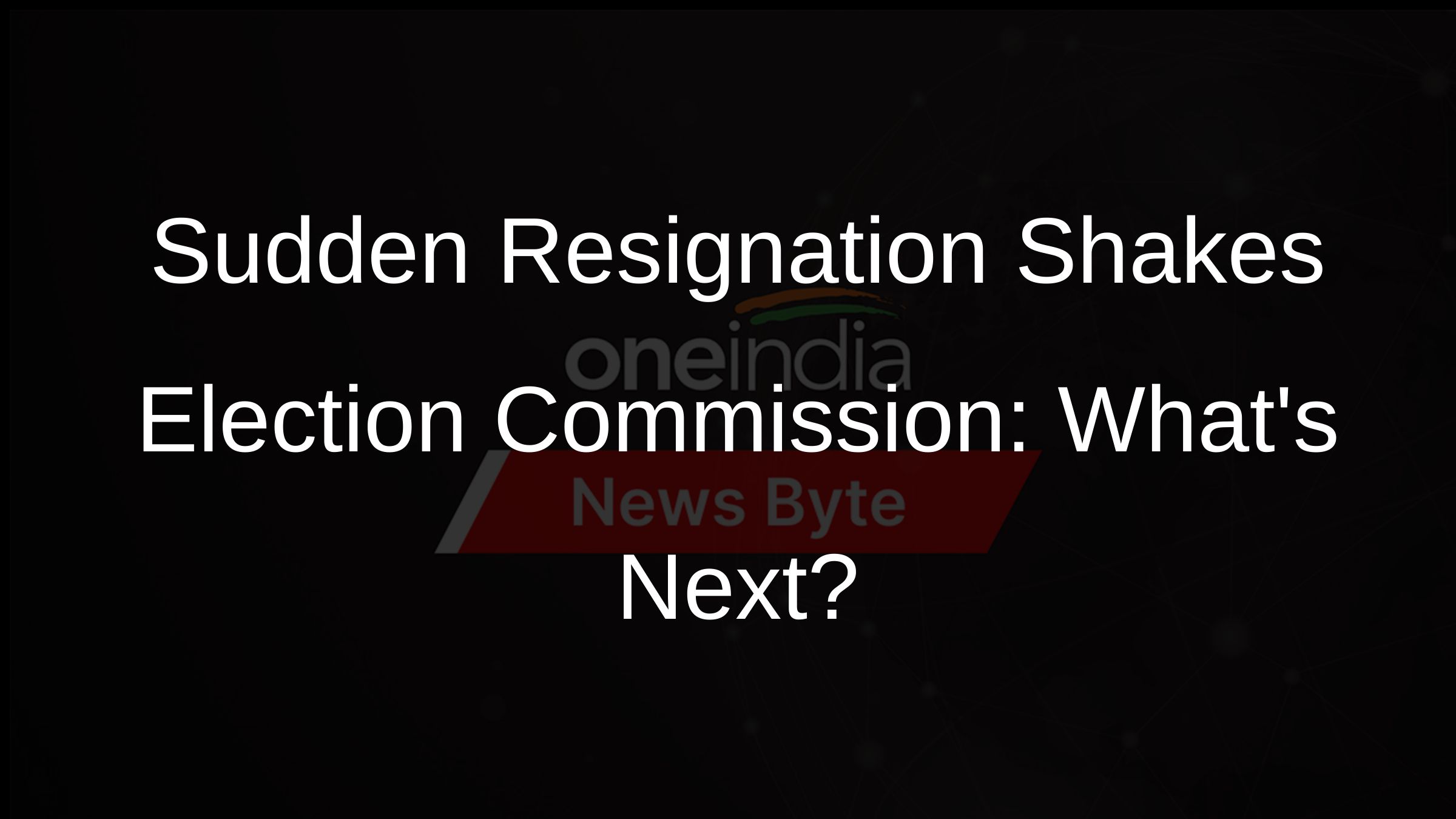 Election Commissioner Arun Goel Resigns Leaving Two Vacancies In Ec