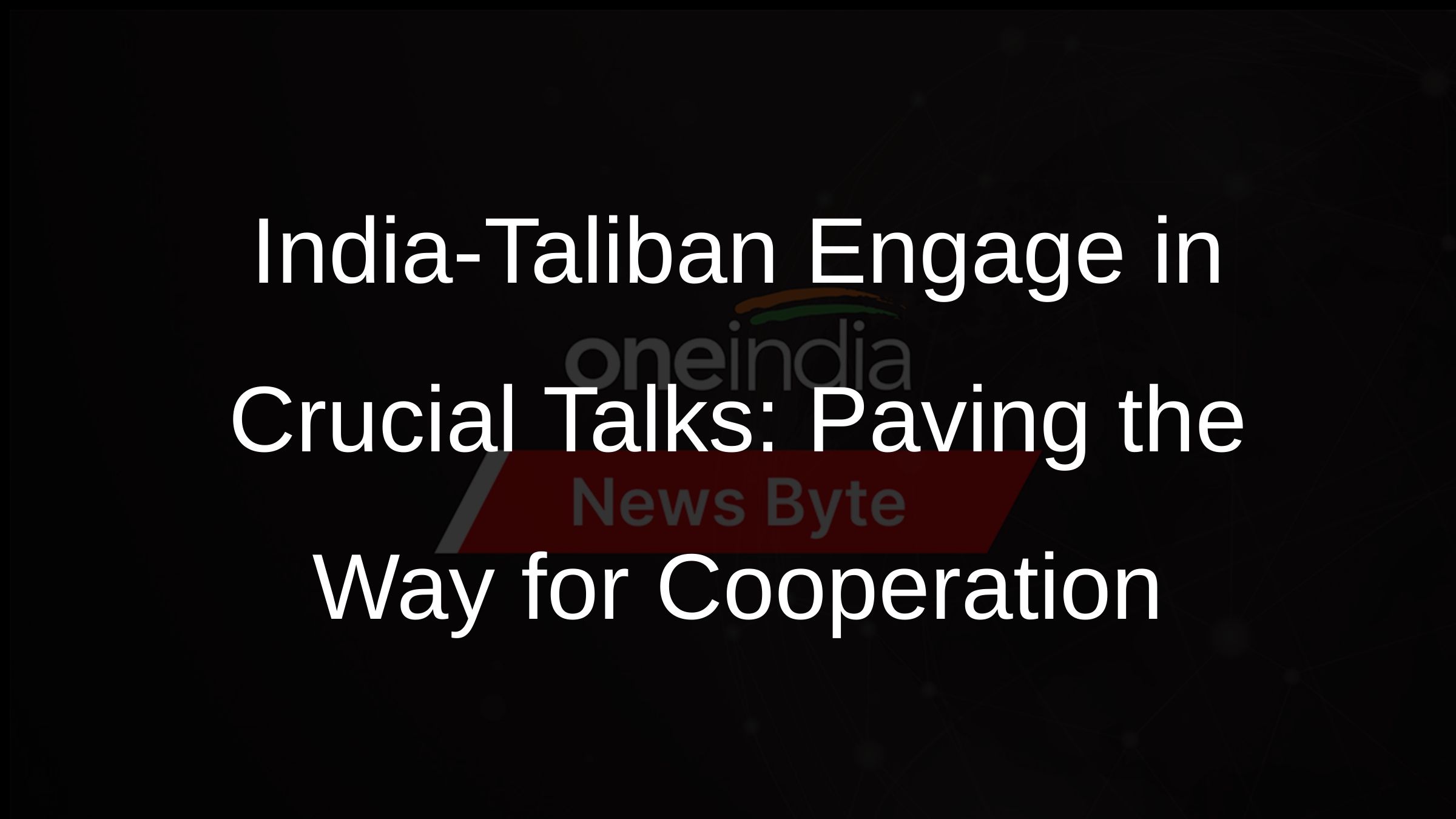 India-Taliban Talks: JP Singh Meets Acting Foreign Minister Amir Khan ...