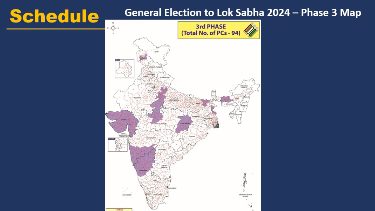 Lok Sabha Elections 2024: 12 States To Vote In Phase 3 On May 7 ...