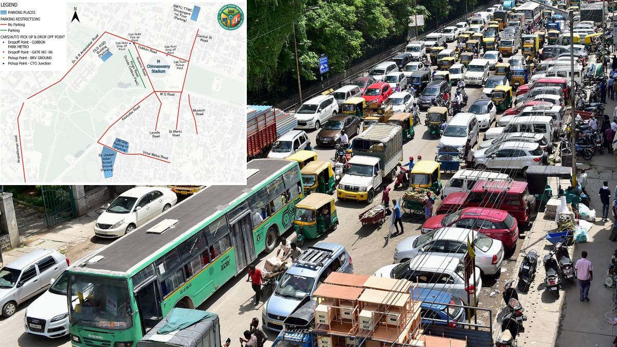 RCB Vs LSG Match In Bengaluru Today: Parking Banned On These Roads ...