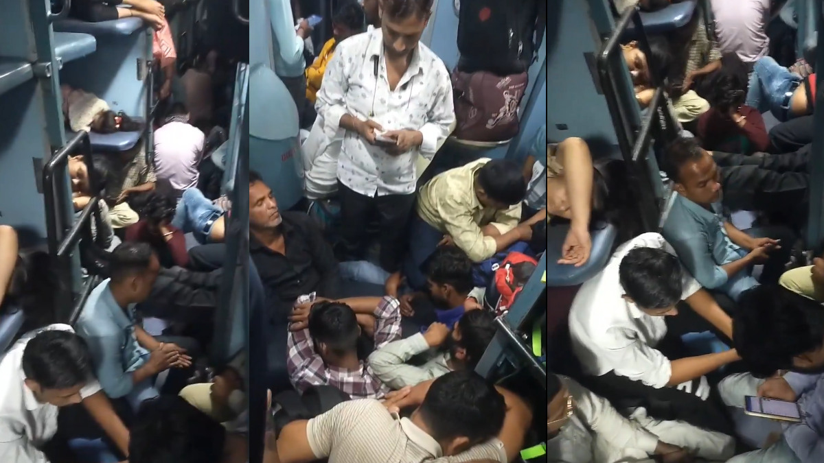 Ticketless Passengers Occupy Sleeper Coach Floor In Viral Video ...