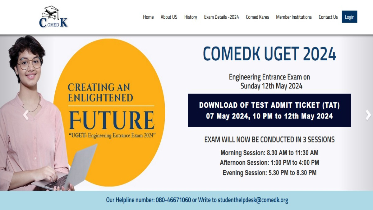 COMEDK UGET Admit Cards 2024 @ comedk.org: Know How To Download COMEDK ...