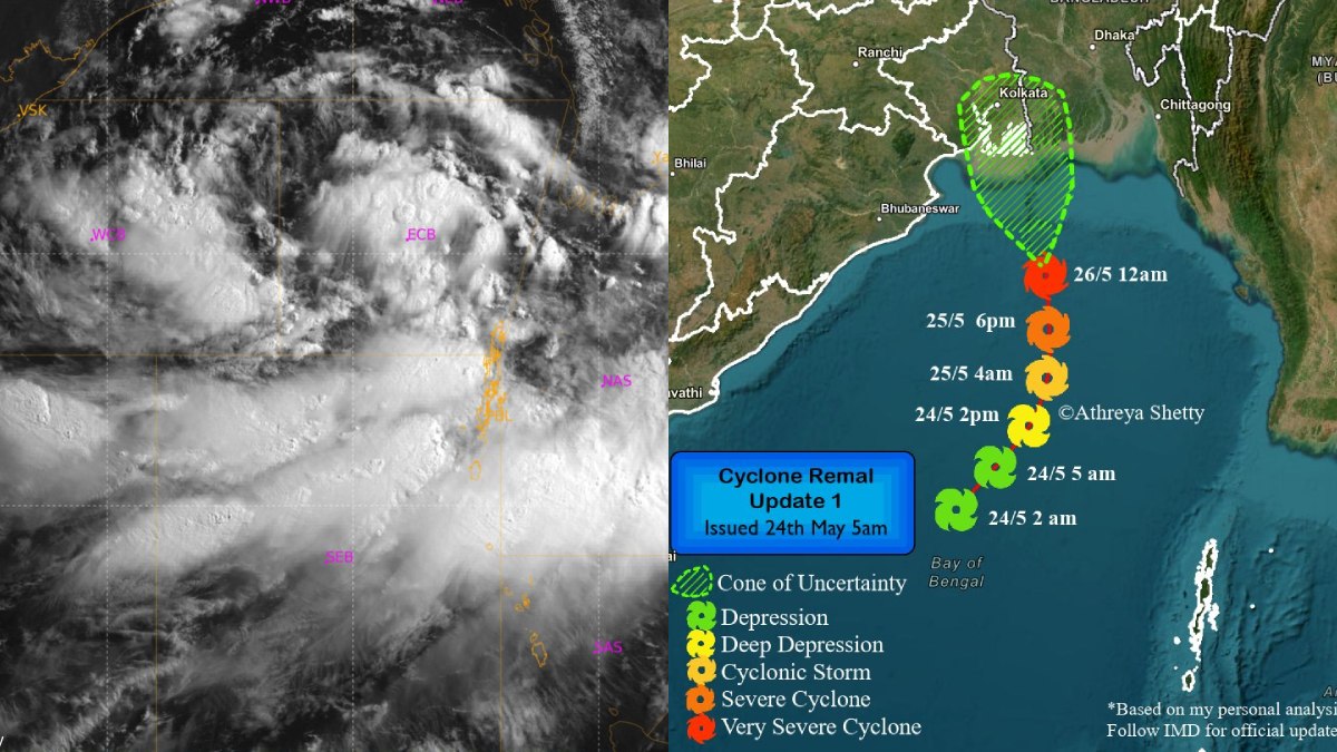 Cyclone Remal Threatens West Bengal And Odisha Coasts: When Will It Hit ...