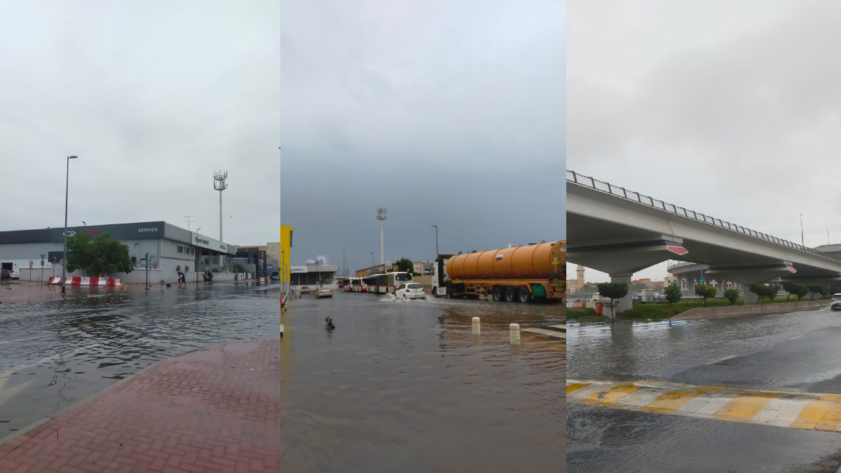Stormy Weather Hits UAE: Heavy Rain, Thunder, And Floods Sweep Abu Dhabi, Dubai - Oneindia News