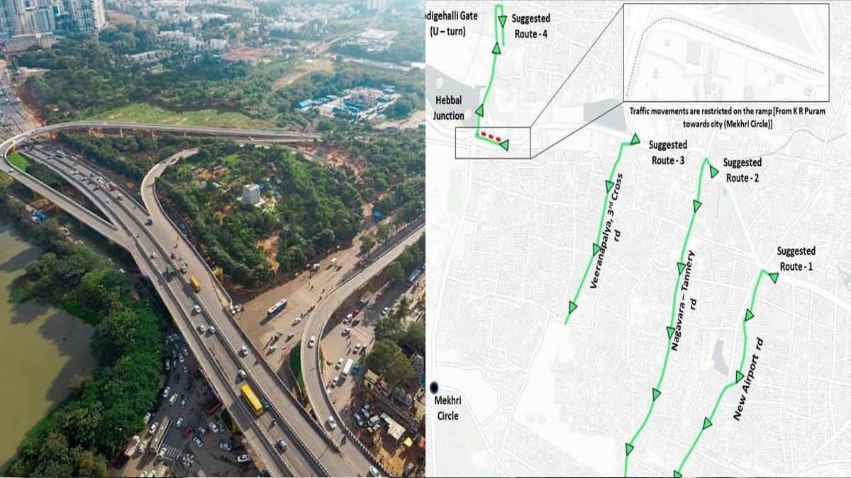 Hebbal Flyover Lane Construction: Two New Lanes To Come Up For KR Puram ...
