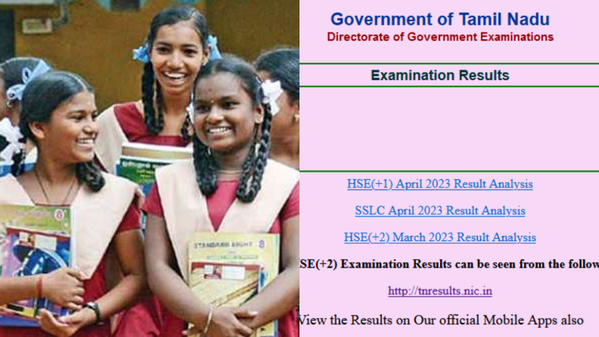 Tamil Nadu 12th Result (2024) Out: Pass Rate Climbs To 94.56%; Check TN ...