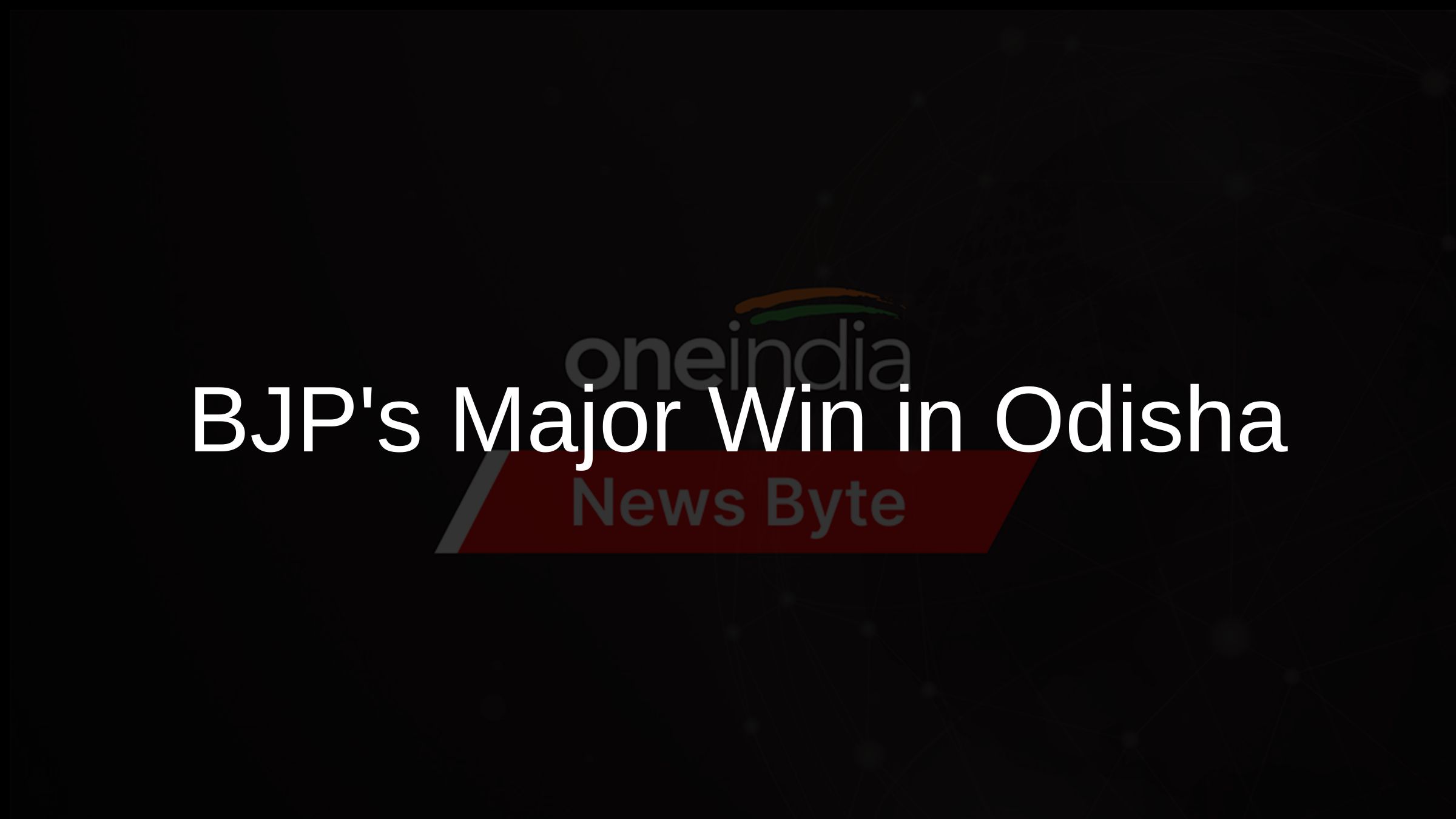 BJP Wins 20 of 21 Lok Sabha Seats in Odisha, Showcases Strong ...