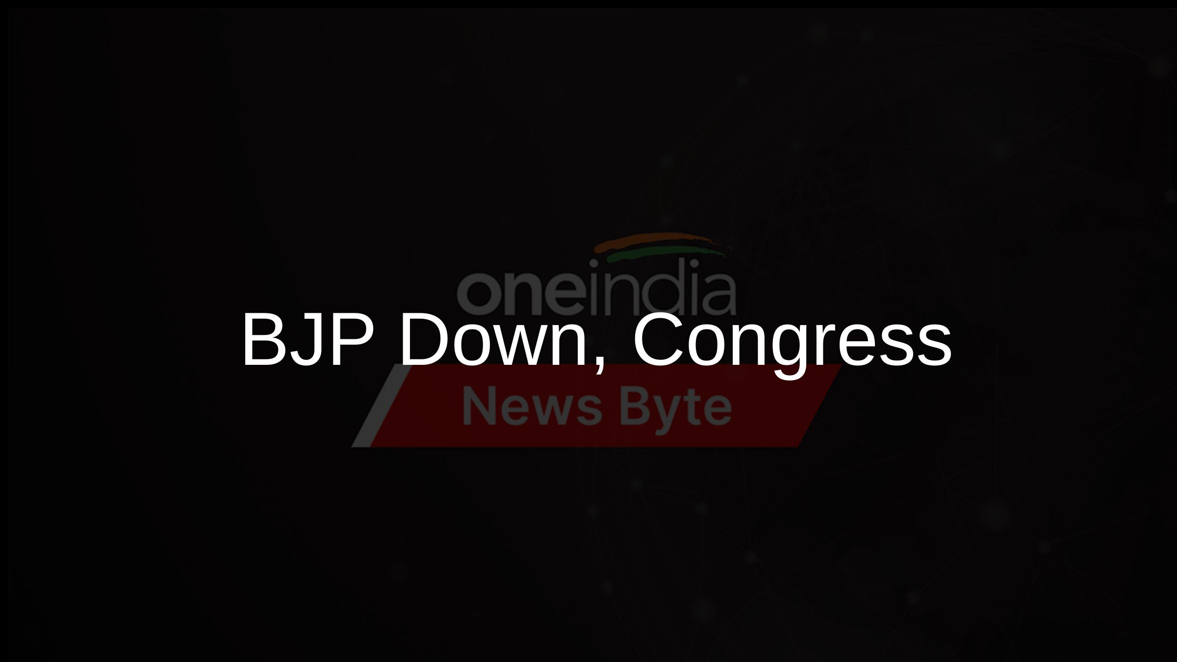 BJP Vote Share Falls, Congress and SP See Gains in Recent Polls ...