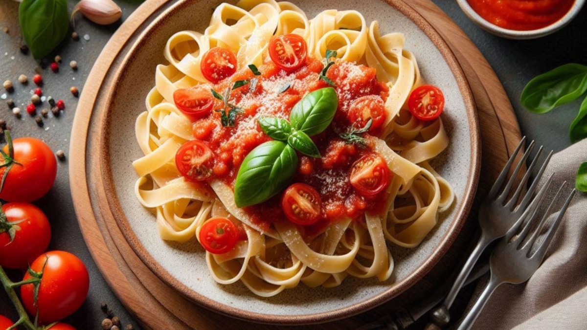 Easy Pasta Recipe With Red Sauce That Is Healthy And Ideal For Fun ...