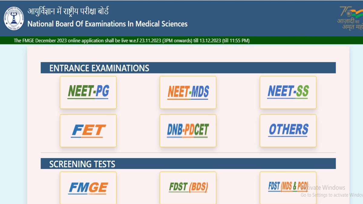 Download NEET PG Admit Cards 2024 @ natboard.edu.in or nbe.edu.in ...