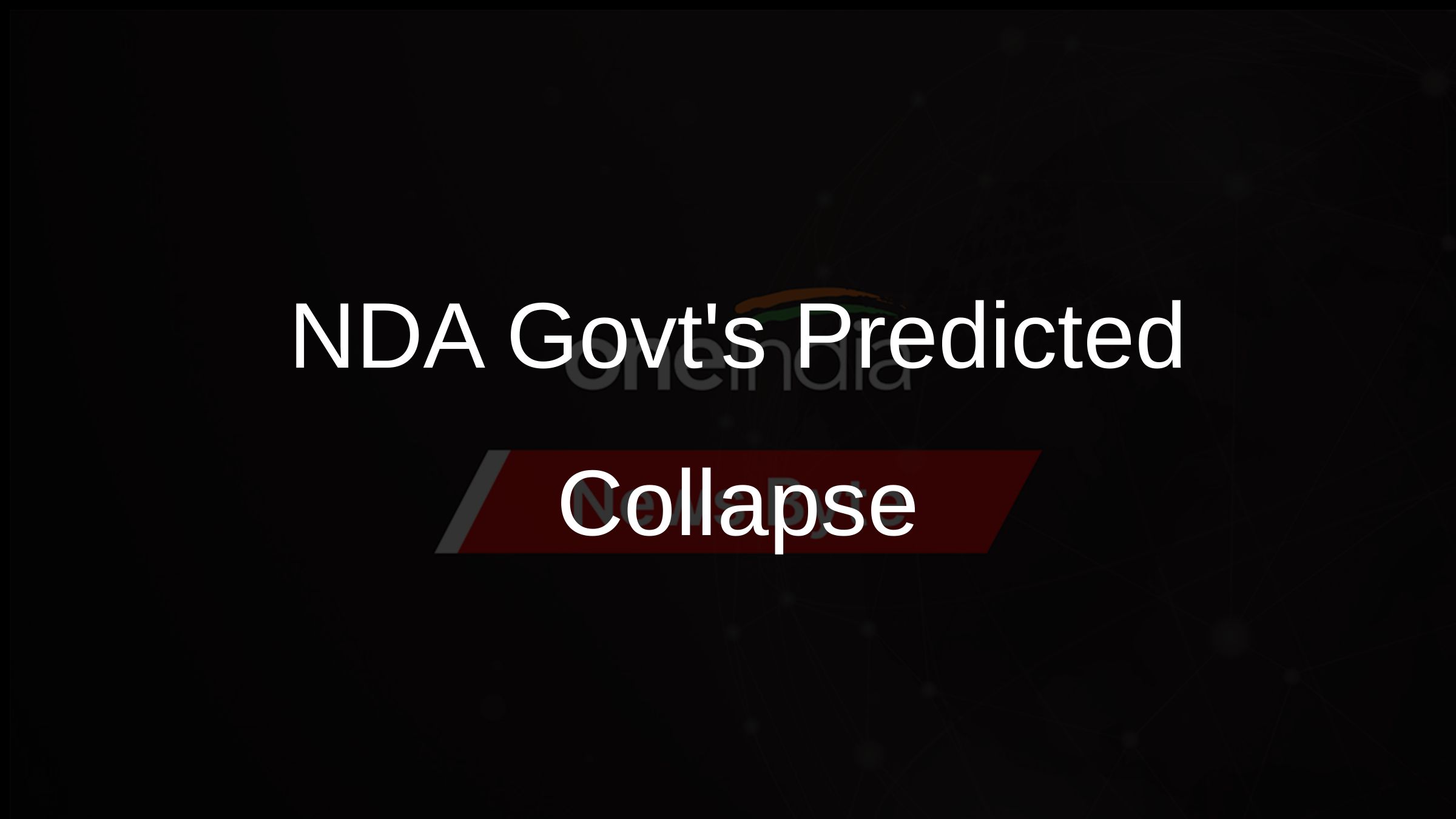 Sanjay Singh Foresees NDA Government's Collapse Within a Year ...