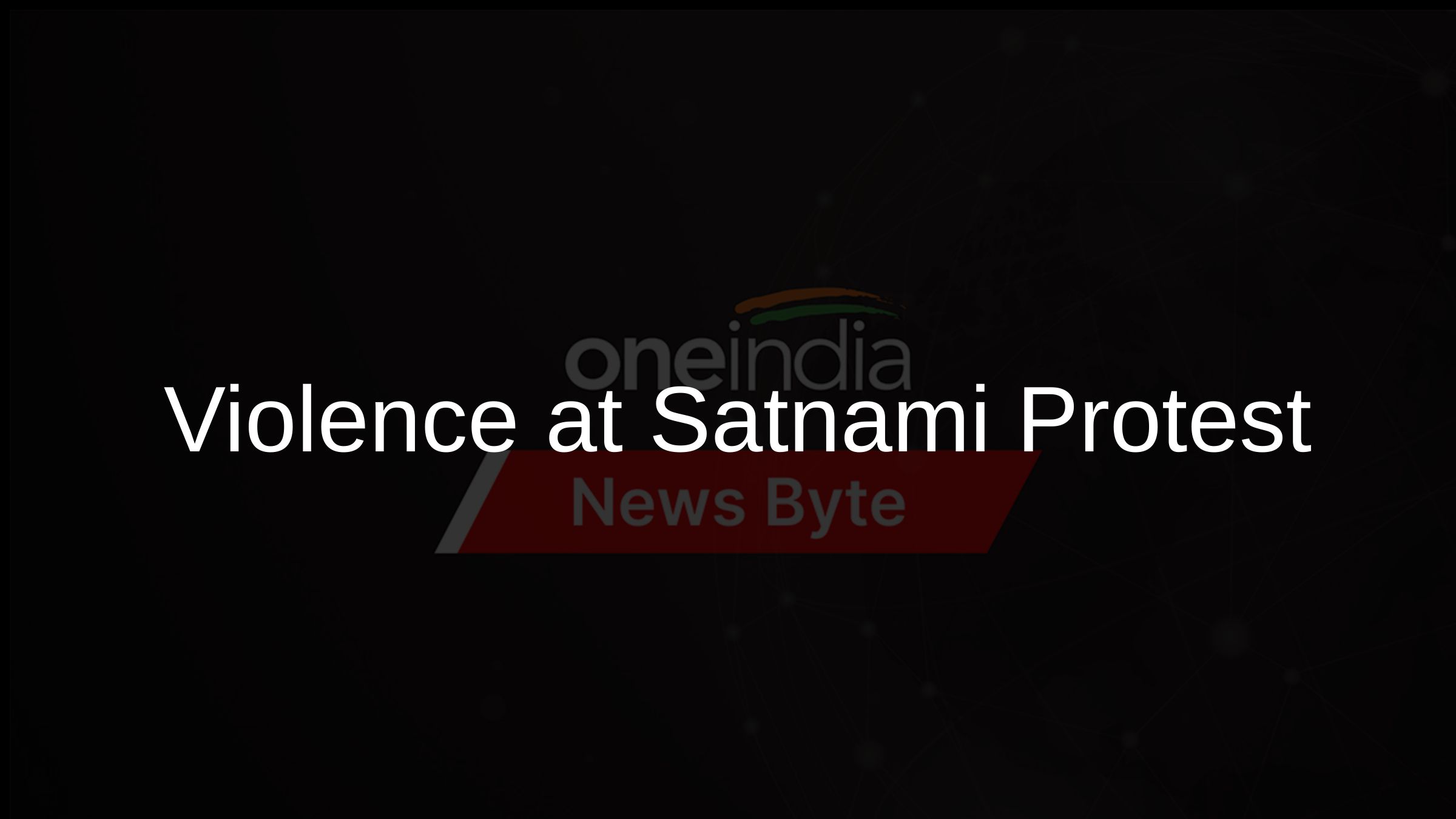 Violence Erupts in Chhattisgarh During Satnami Community Protest ...