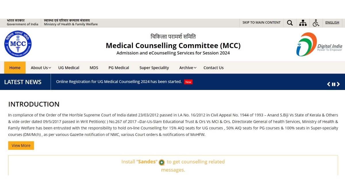 MCC NEET UG Counselling 2024: Final Seat Matrix Announced – Important ...