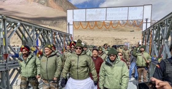 Defence Minister Rajnath Singh Inaugurates Colonel Chewang Rinchen ...