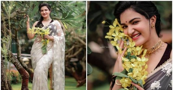 Malayalam Actress Honey Rose Beautiful Onam Special Look | സാരിയില് ...