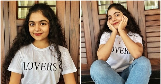 Krishna Kumar's youngest daughter Hansika Krishna New Cute Clicks In ...