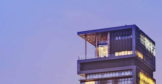 పారిశ్రామిక దిగ్గజం ముఖేష్ అంబానీ ఖరీదైన భవనం ఆంటిలియా | Antilia is the ...