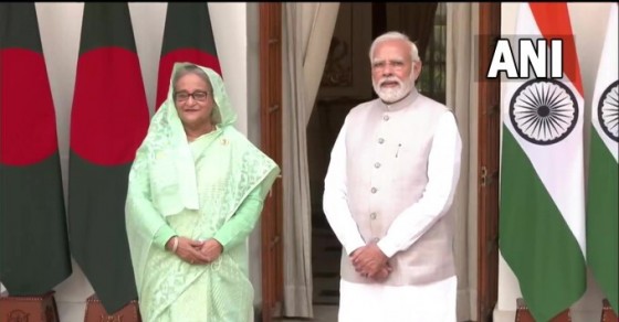 Bangladesh PM Sheikh Hasina & PM Narendra Modi Hold A Meeting Photos ...
